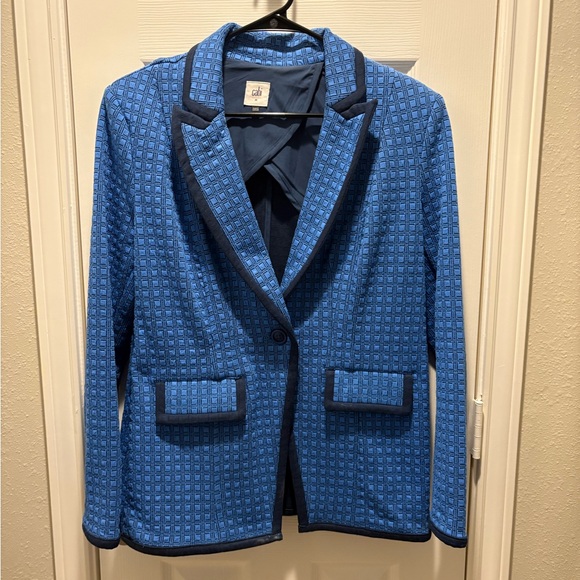 CAbi | Jackets & Coats | Cabi Light Blue And Dark Blue Jacket | Poshmark